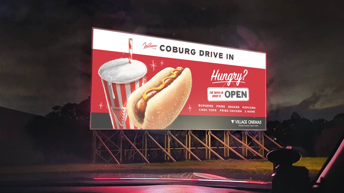 Village Cinemas : Coburg Drive-In Creative Refresh